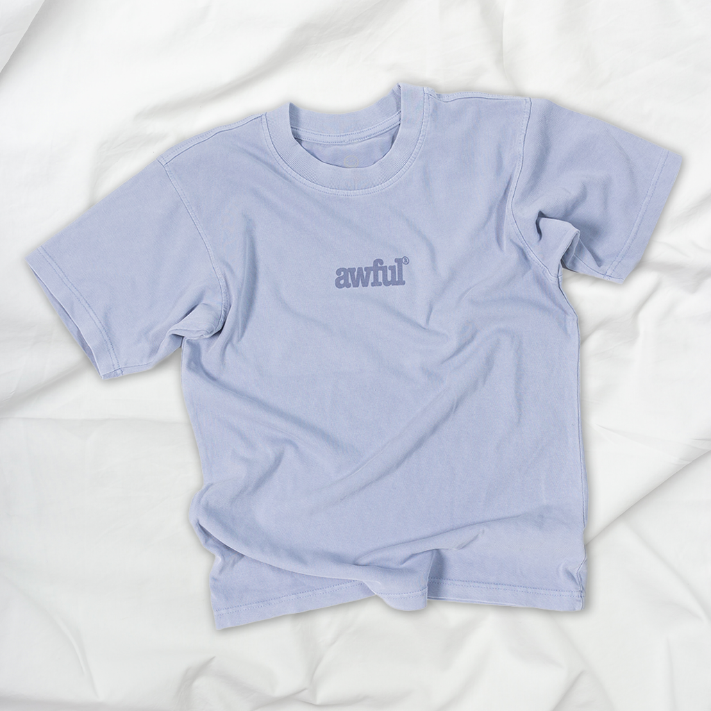 Periwinkle Awful Tshirt – Awful Cloth